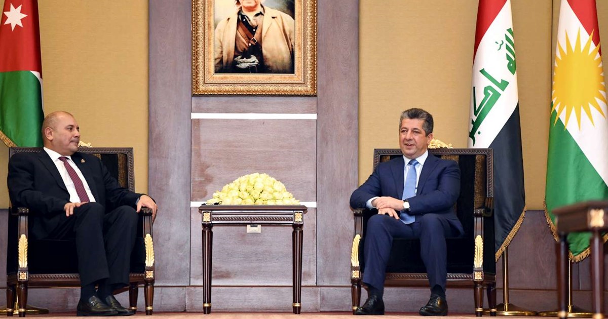 PM Masrour Barzani meets with Jordanian parliamentary speaker PM Masrour Barzani meets with Jordanian parliamentary speaker